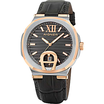 mens' watch Taviano with leather strap multicolour - Watches - Men - Aigner