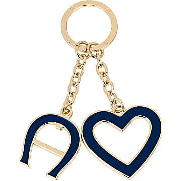 Keychain heart and logo cosmic blue - Keychains & Key Cases - Women ...
