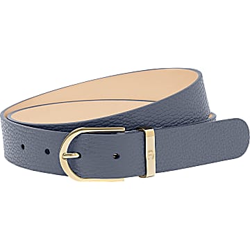 Casual Belt 3 cm washed blue - Belts - Women - Aigner