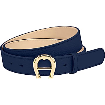 Logo Belt 3 cm luxe blue - Belts - Women - Aigner