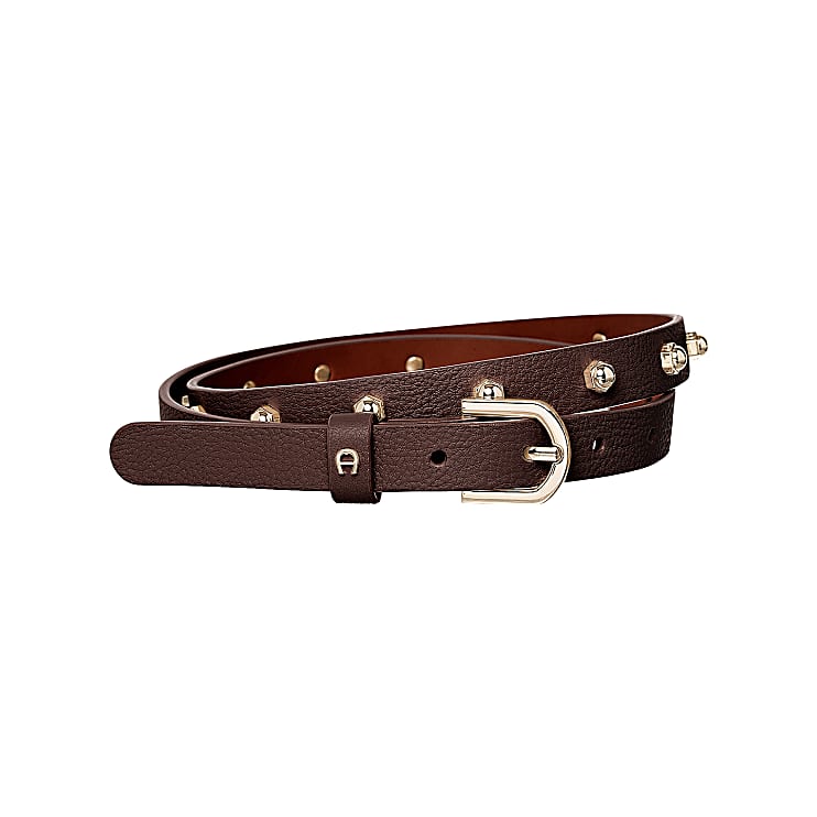 Crush Gürtel 2 cm Burgundy - Gürtel - Damen - Aigner