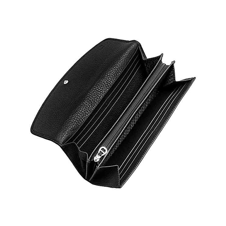 Leather Banknote & Card Case black - Wallets - Women - Aigner