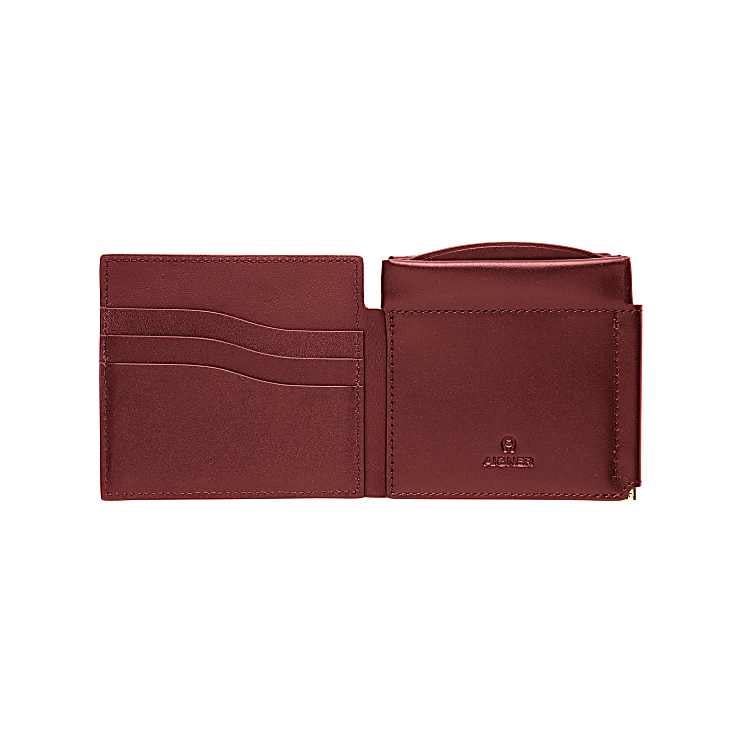 Money Clip Wallet antic red - Wallets - Men - Aigner