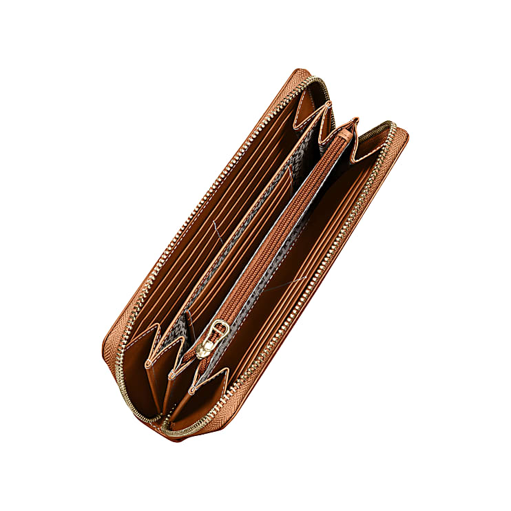 DEBORAH Schein- und Kartentasche Cognac Brown - Portemonnaies - Damen ...