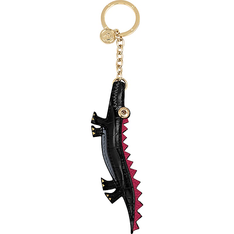 Fashion keychain crocodile black - Keychains & Key Cases - Women ...