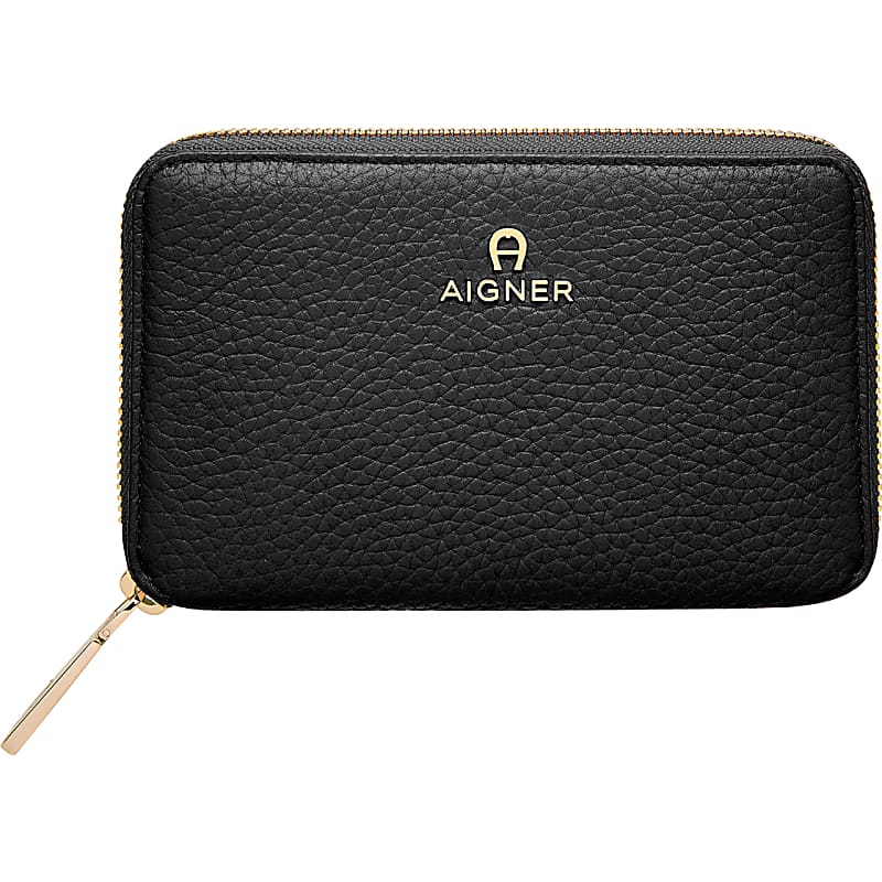Ivy Wallet with Zipper black - Wallets - Women - AIGNER Club