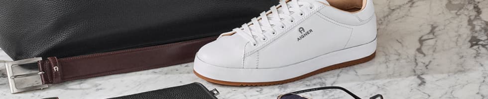 Quality leather belts for men online - AIGNER